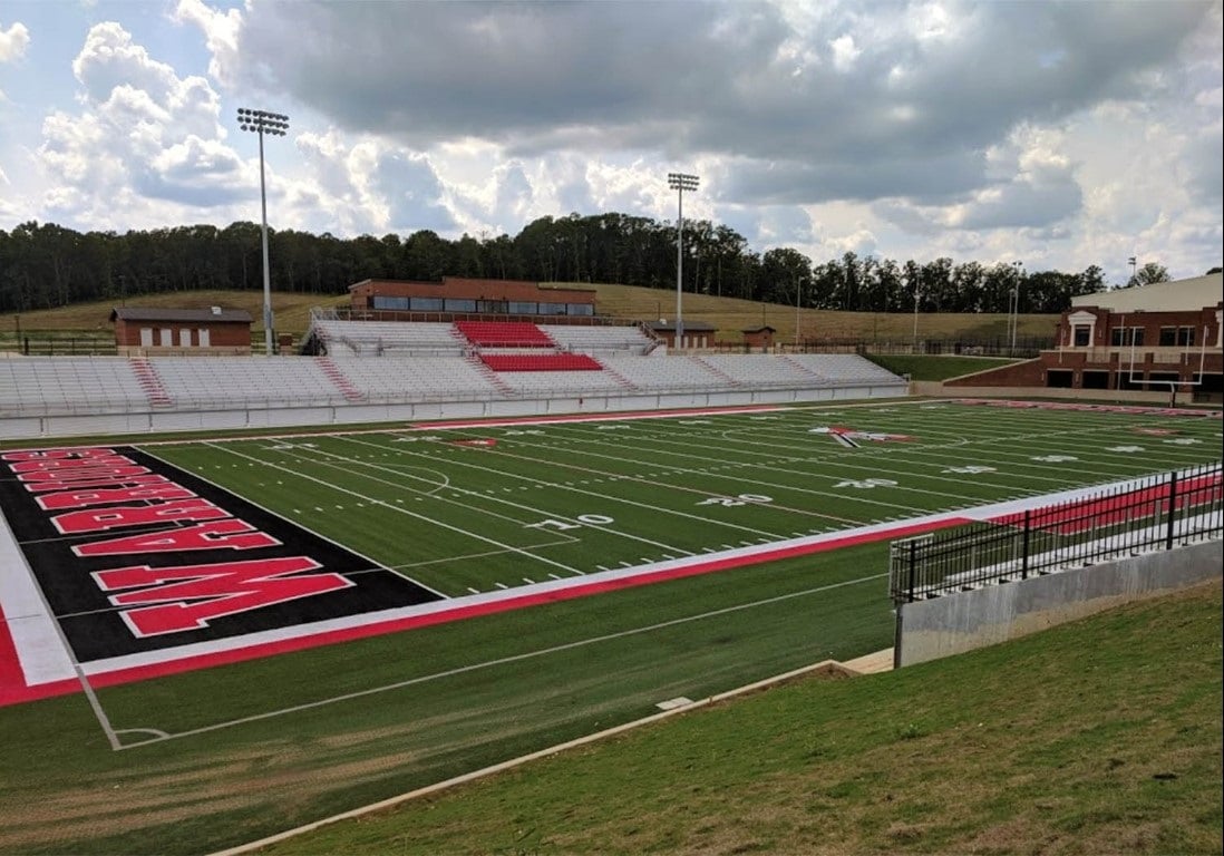 ONE DANLEY J1-94 JERICHO HORN COVERS NEW THOMPSON HIGH SCHOOL FOOTBALL ...